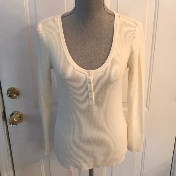 metrostyle | Tops | Metrostyle Womens Off White Cream Color Top | Poshmark